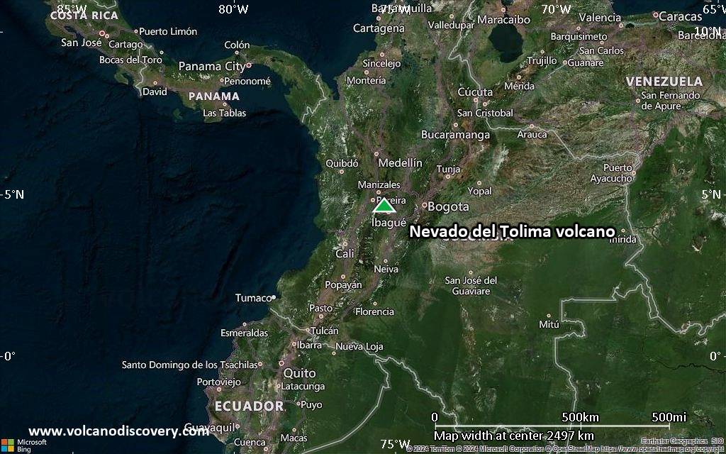 Séismes aujourd'hui: derniers tremblements de terre près du volcan ...