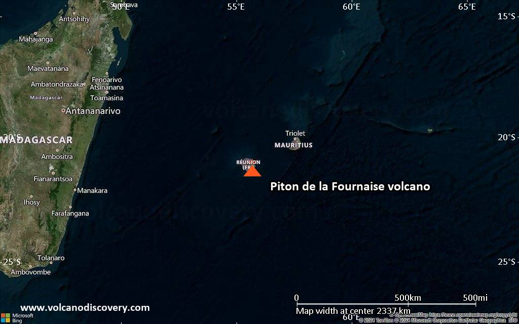 Piton de la Fournaise Volcan, - Infos | VolcanoAdventures