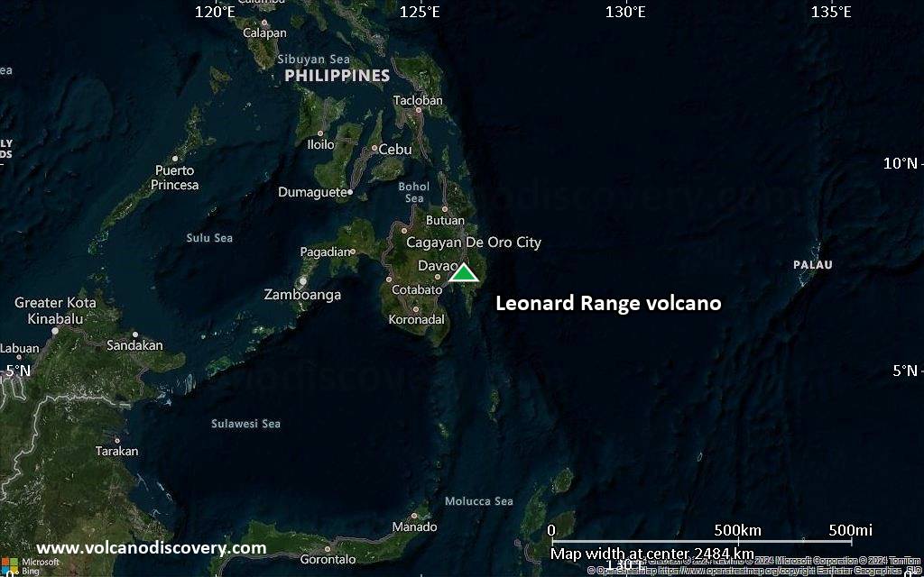 Leonard Range Volcan, Mindanao (Philippines) - Infos | VolcanoAdventures