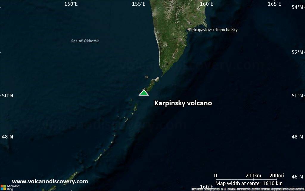 Karpinsky Volcano, Paramushir Island (Kuril Islands) - facts & information