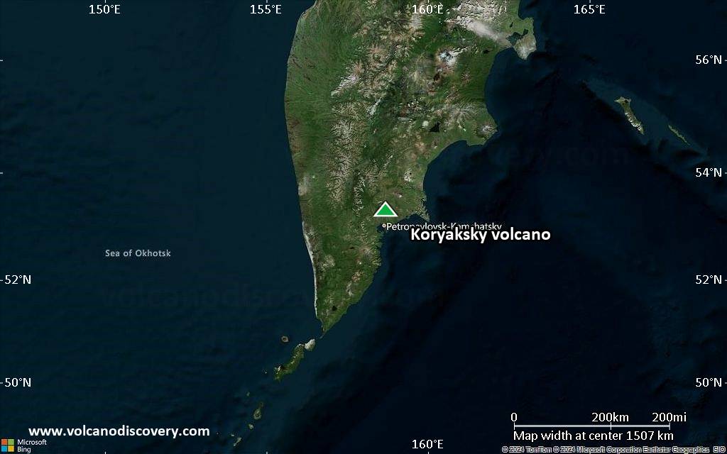 Koryaksky Volcano, Kamchatka (world) - facts & information ...