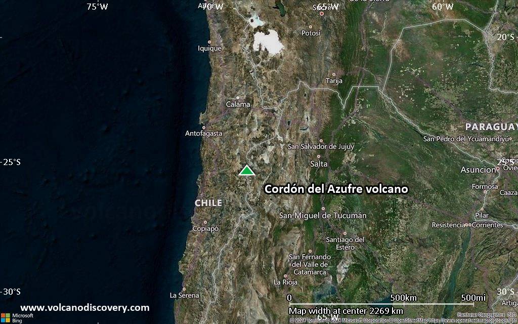 Cordón del Azufre Volcan, Chile / Argentine - Infos | VolcanoAdventures