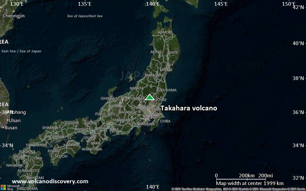 Takahara Volcano, Honshu (Japan) - facts & information | VolcanoAdventures
