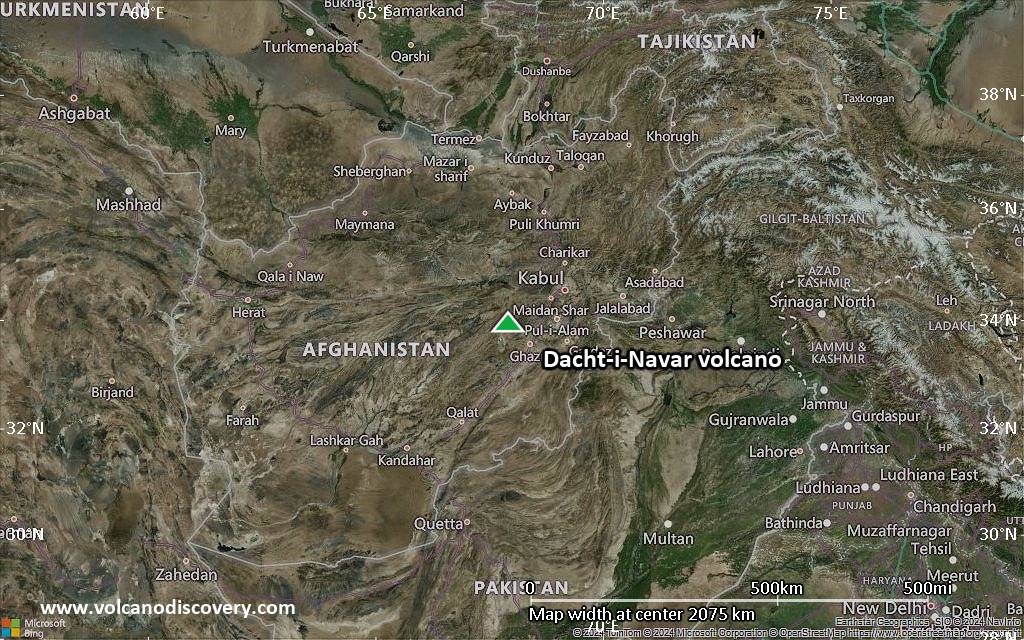 Dacht-i-Navar Volcan, Afghanistan - Infos | VolcanoAdventures