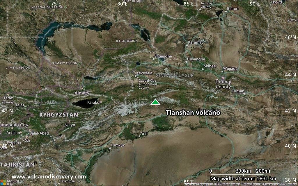 Tianshan Volcan, China - Infos | VolcanoAdventures