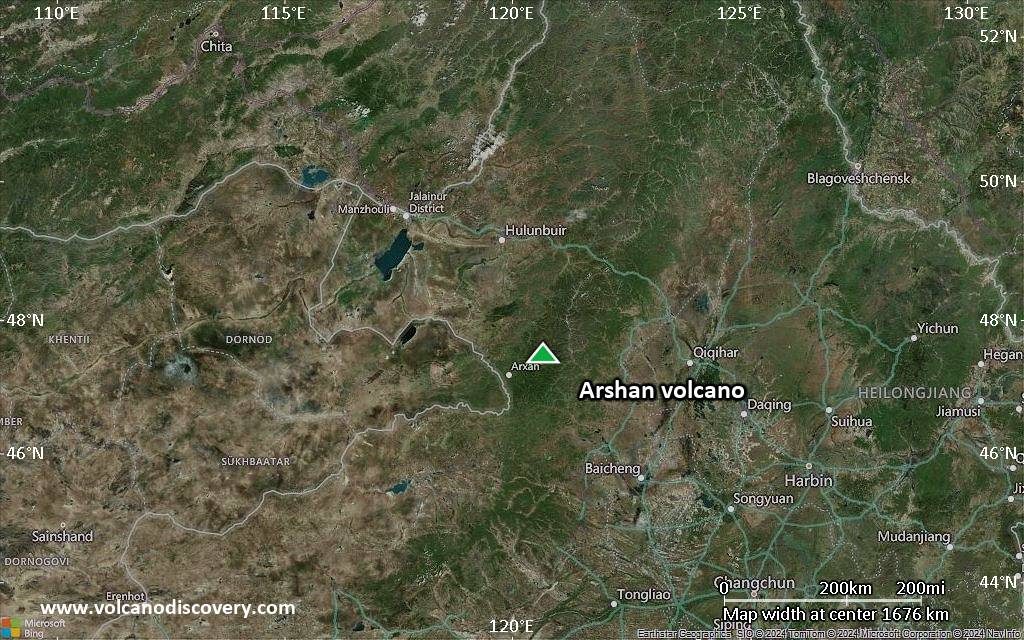 Arshan Volcano, China - facts & information | VolcanoAdventures