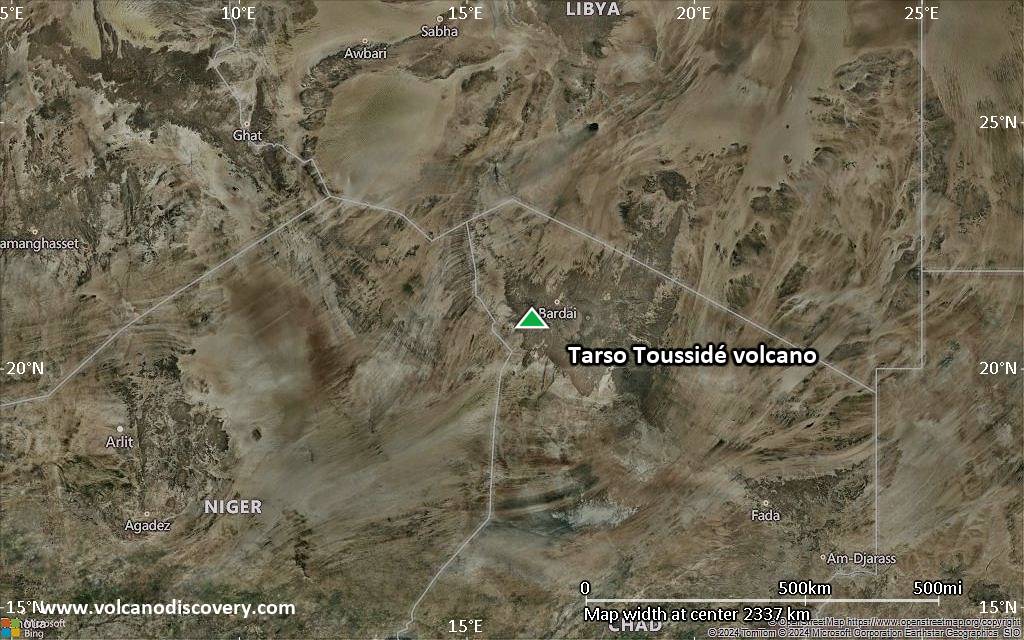 Tarso Toussidé Volcano, Chad - Facts & Information | VolcanoDiscovery