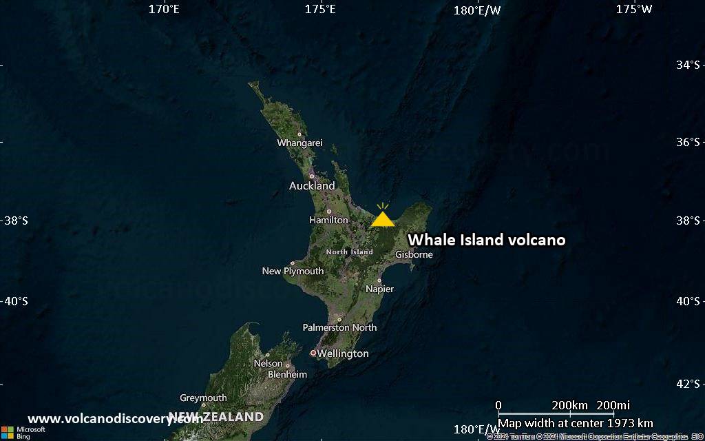 Whale Island Volcan, New Zealand - Infos | VolcanoAdventures