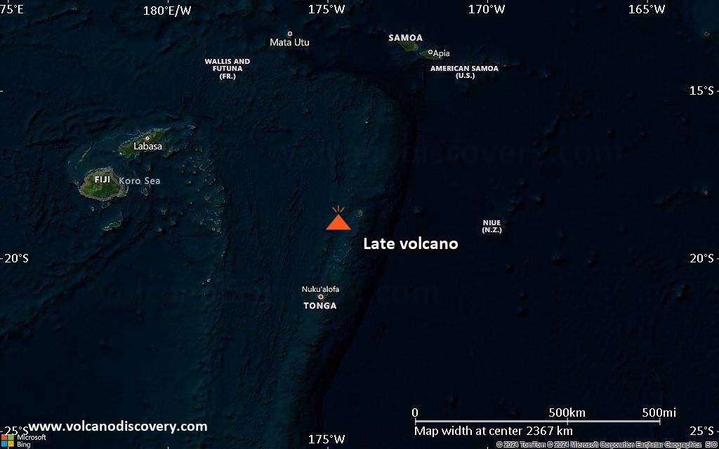Late Volcan, Tonga, Tonga Islands - Infos | VolcanoAdventures