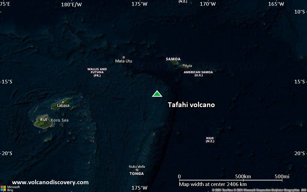 Tafahi Vulkan, Tonga, Tonga Islands - Information | VolcanoDiscovery