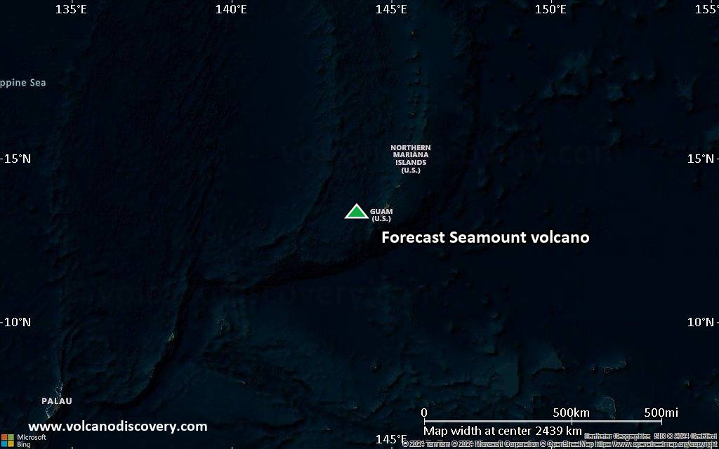 Forecast Seamount Volcano, United States, Mariana Islands - facts ...