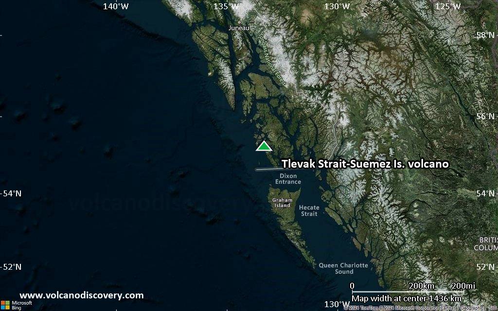 Tlevak Strait-Suemez Is. Volcano, United States, Eastern Alaska - facts ...