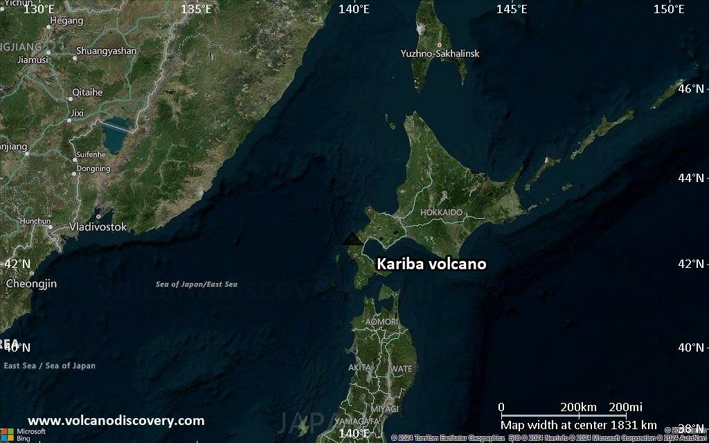 Kariba volcano (Hokkaido, Japan) facts & information | VolcanoAdventures