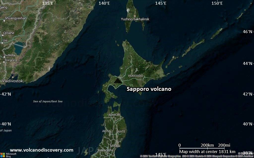 Sapporo volcano (Hokkaido, Japan) facts & information | VolcanoAdventures