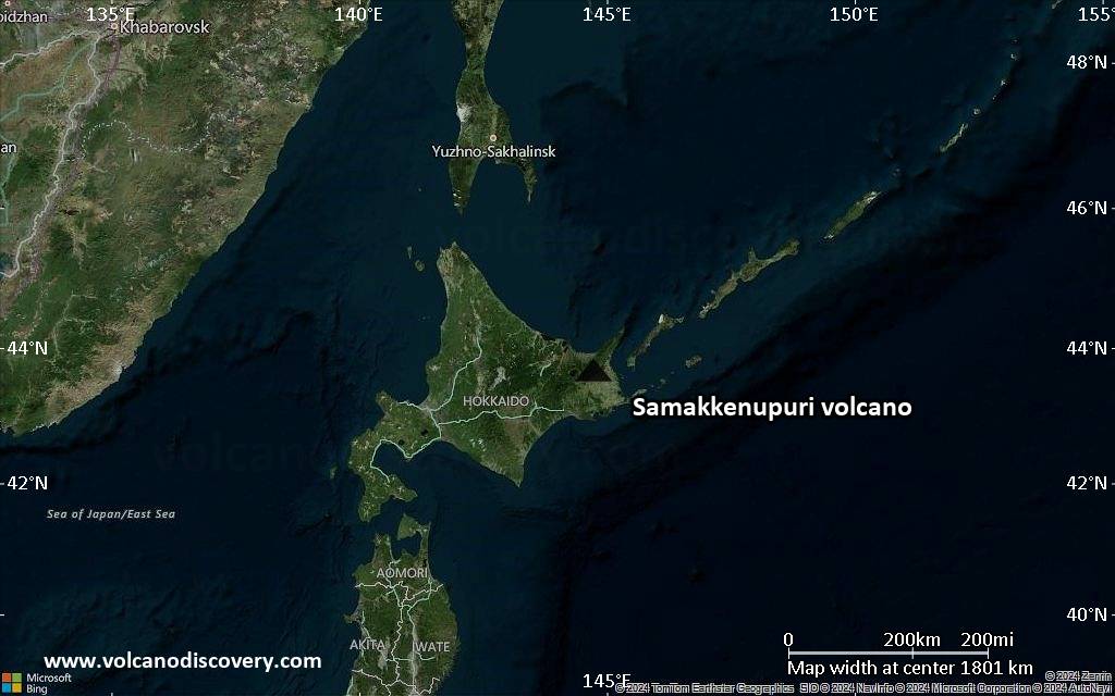 Samakkenupuri volcano (Hokkaido, Japan) facts & information ...