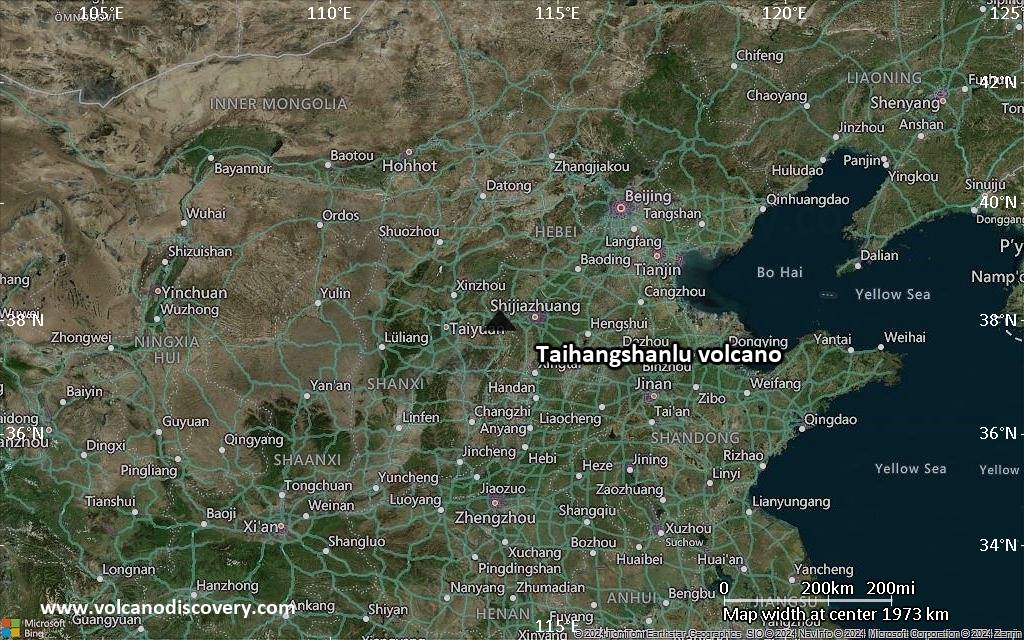 Taihangshanlu volcano (China) facts & information | VolcanoAdventures