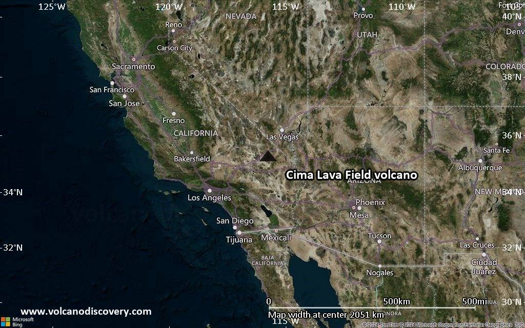 Cima Lava Field volcano (California, United States) facts & information