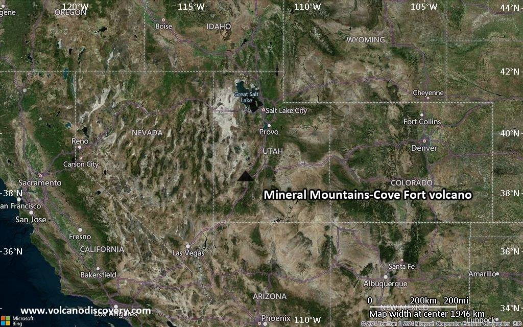 Mineral Mountains-Cove Fort volcano (Utah, United States) facts ...