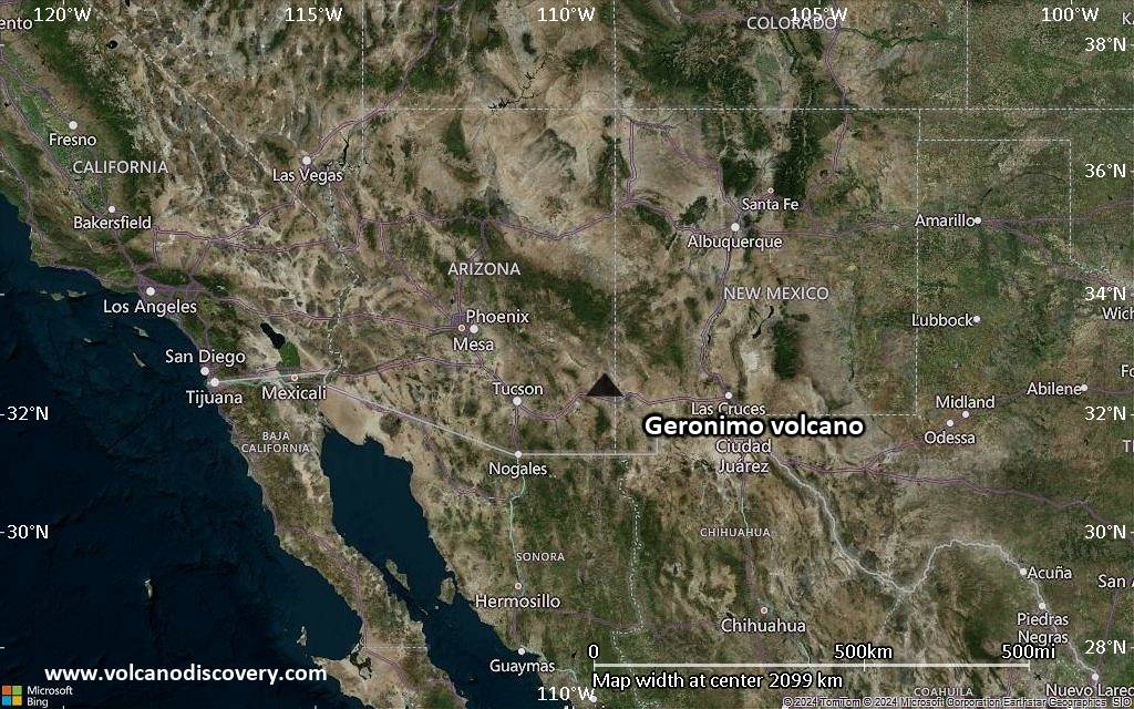 Geronimo volcano (Arizona, United States) facts & information ...