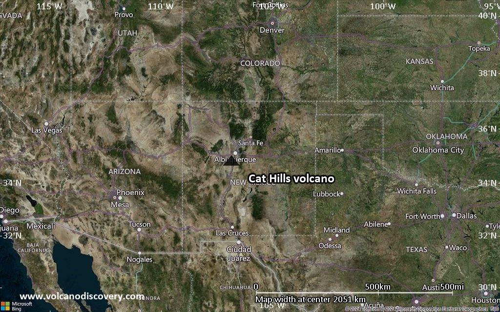 Cat Hills volcano (New Mexico, United States) facts & information ...