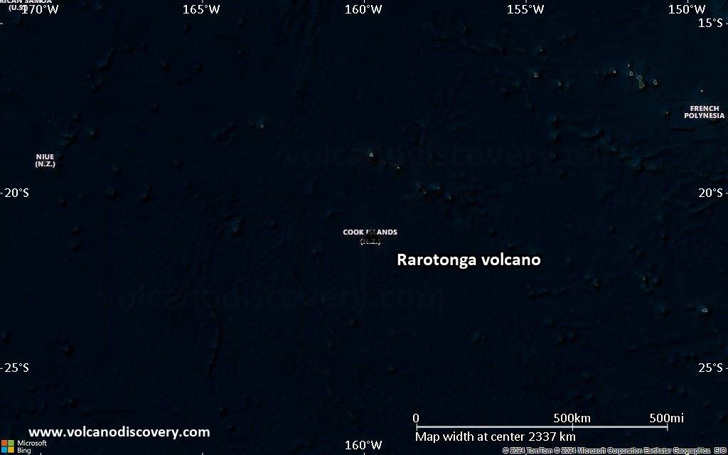 Rarotonga Volcano (Cook Islands, New Zealand) Facts & Information ...