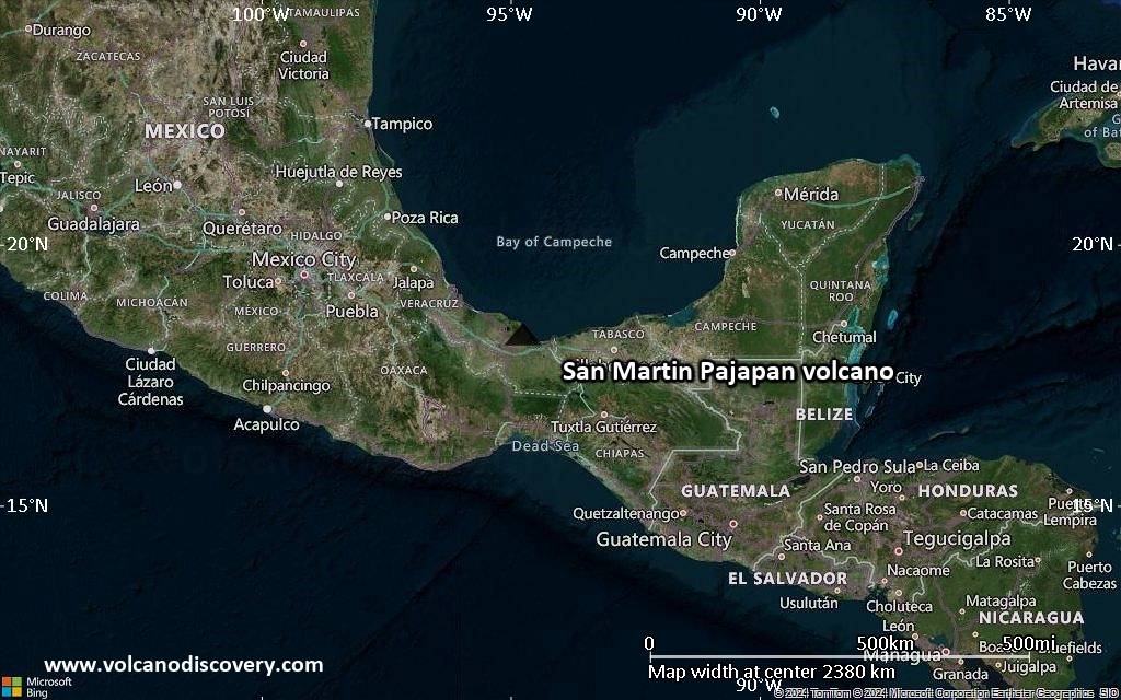 San Martin Pajapan volcano (Mexico) facts & information | VolcanoAdventures