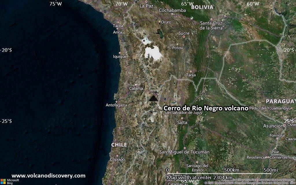 Cerro de Rio Negro volcano (Northern Chile) facts & information ...