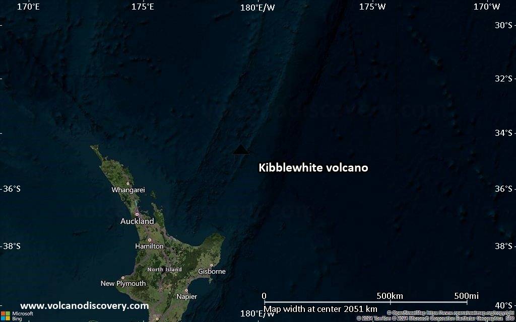 Kibblewhite volcano (New Zealand) facts & information | VolcanoAdventures