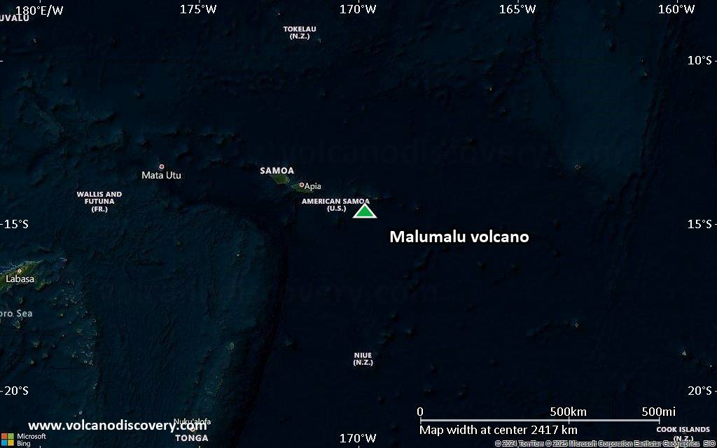 Malumalu seamount volcano (Samoan Island): facts & information ...