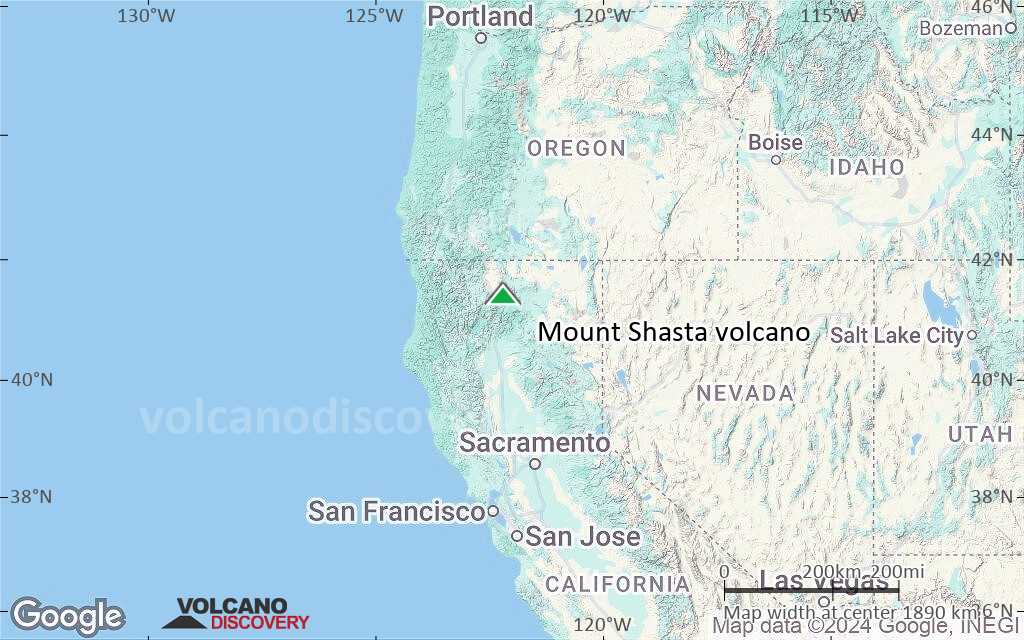 Mount Shasta Volcano, California (Canada and USA (mainland)) - Facts ...