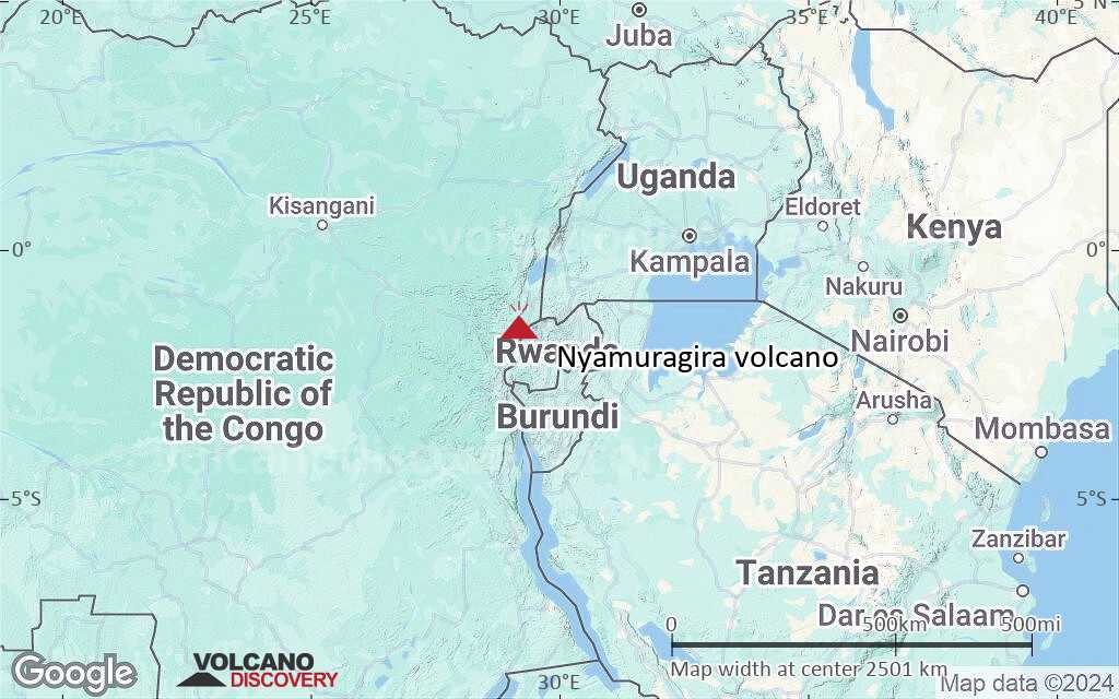 Nyamuragira Volcano, D.R.Kongo (Africa) - Facts & Information ...