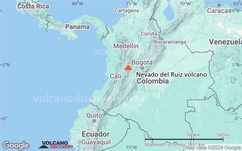 Nevado del Ruiz Volcano, Colombia - Facts & Information | VolcanoDiscovery