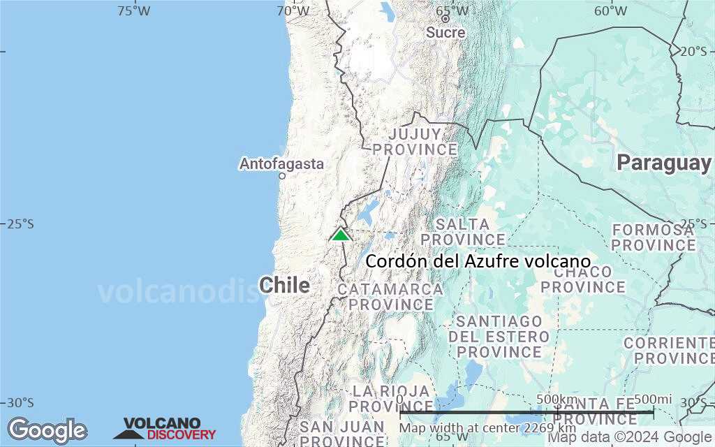 Cordón del Azufre Volcan, Chile / Argentine - Infos | VolcanoAdventures