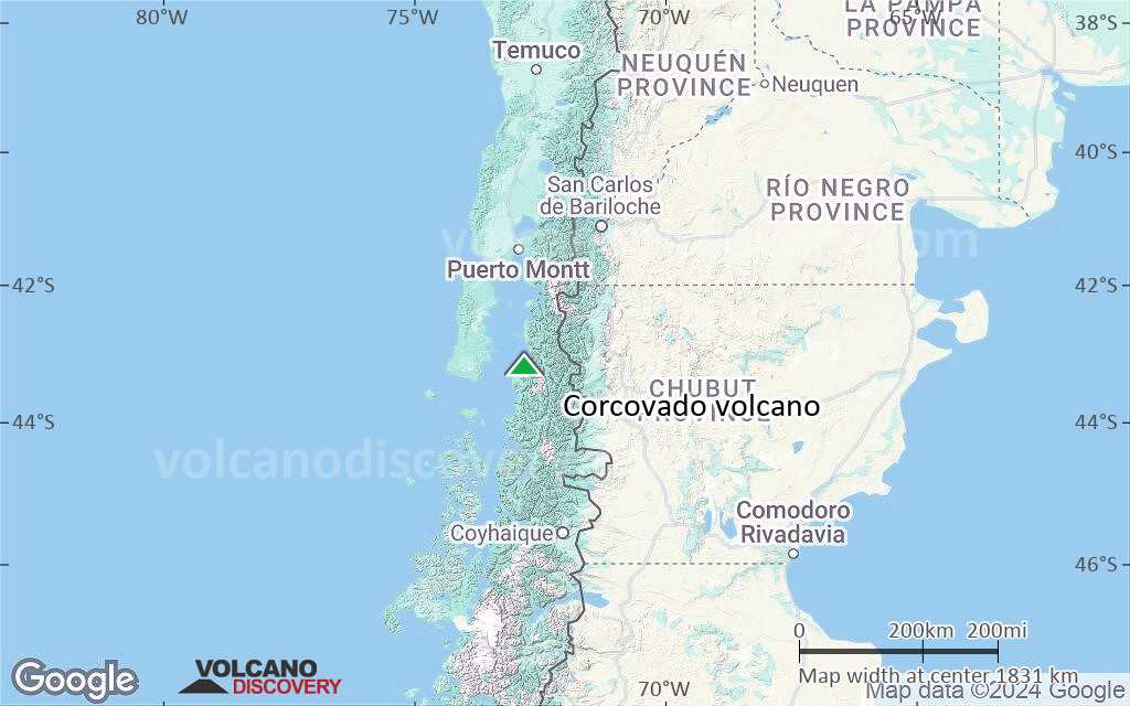 Corcovado Volcano, Chile - Facts & Information | VolcanoDiscovery