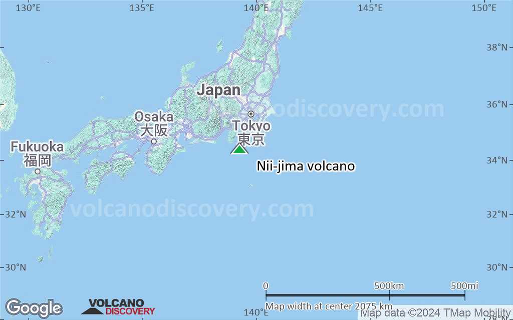 Nii-jima Volcano, Izu Islands (Japan) - Facts & Information ...