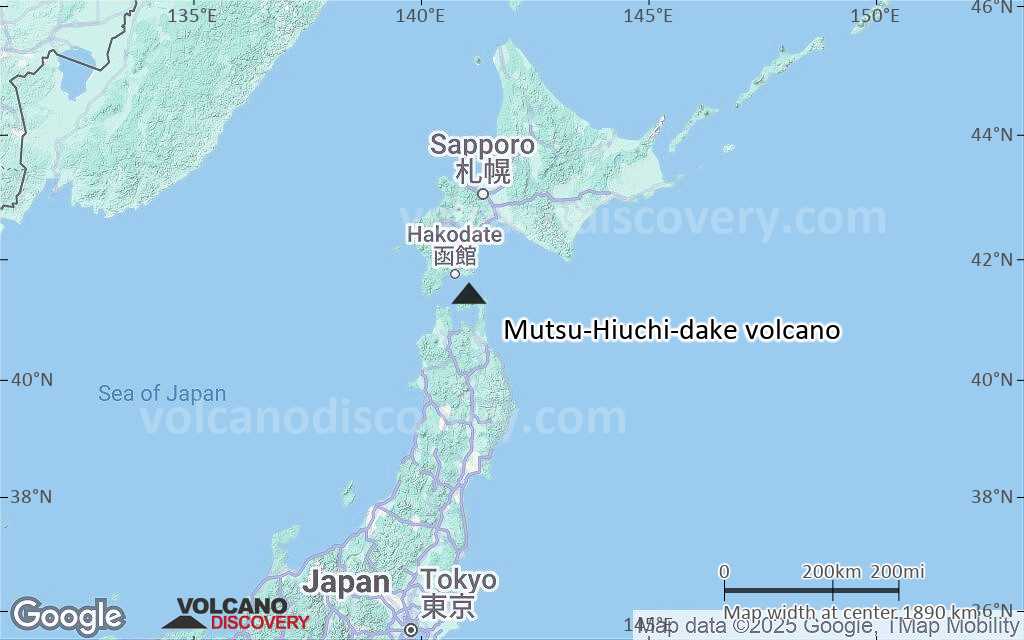 Terremoti Oggi: ultimi sismi vicino al vulcano Mutsu-Hiuchi-dake ultimi ...