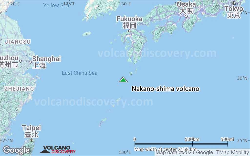 Nakano-shima Volcano, Ryukyu Islands (Japan) - Facts & Information ...