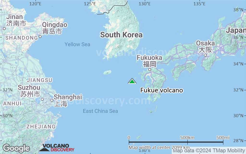Fukue Volcano, Kyushu (Japan) - facts & information | VolcanoAdventures