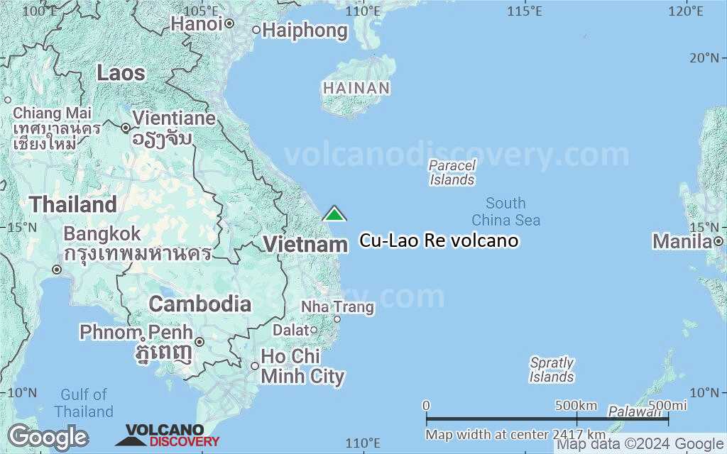 Cu-Lao Re Volcano, Vietnam - facts & information | VolcanoDiscovery