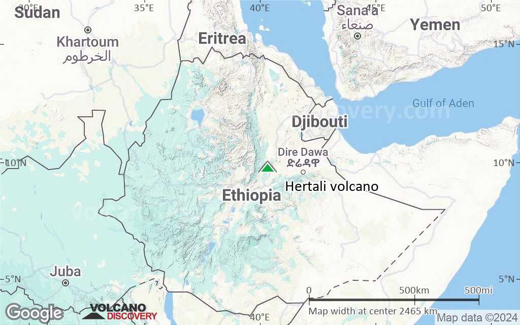Ethiopia Volcanoes Map Using Lake Sediment Cores To Improve Records Of