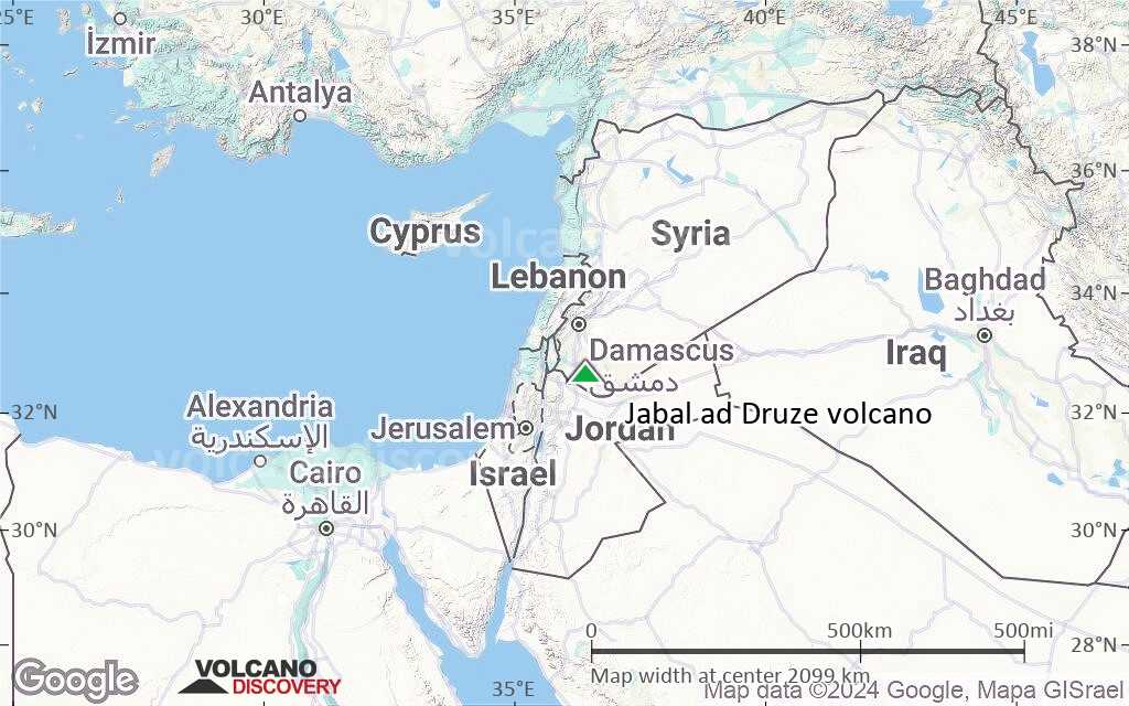Jabal ad Druze Volcano, Syria - Facts & Information | VolcanoDiscovery