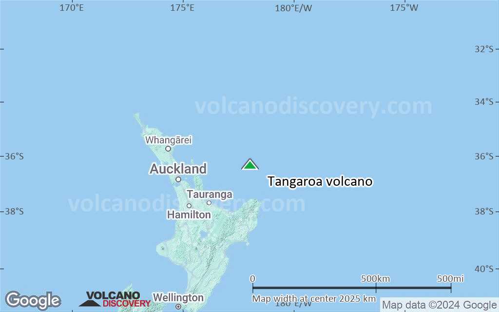 Tangaroa Volcano, New Zealand - facts & information | VolcanoAdventures
