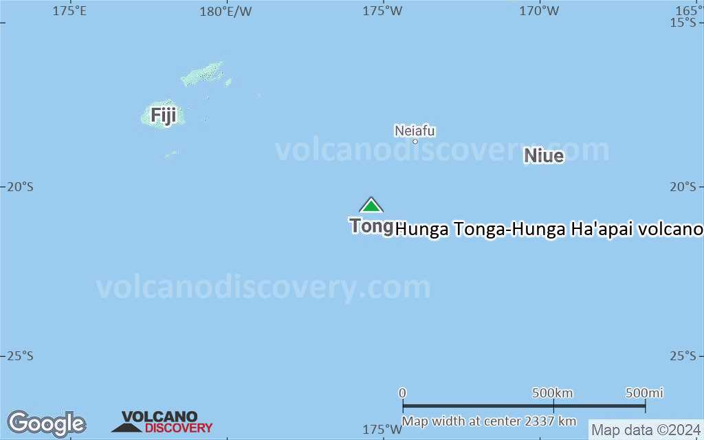 Hunga Tonga-Hunga Ha'apai Volcan, Tonga, Tonga Islands - Infos ...