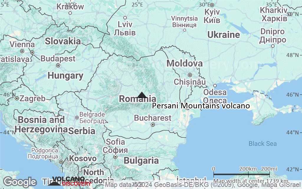 Persani Mountains volcano (Romania) facts & information | VolcanoAdventures