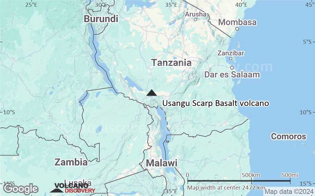 Usangu Scarp Basalt volcano (Tanzania) facts & information ...