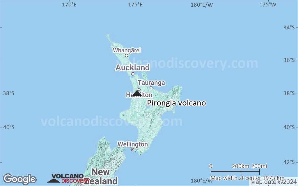 Pirongia volcano (New Zealand) facts & information | VolcanoAdventures