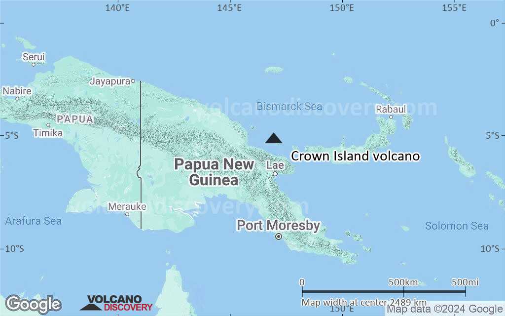Crown Island volcano (Papua New Guinea) facts & information ...