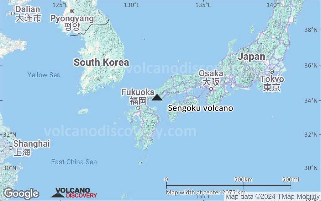 Sengoku volcano (Japan) facts & information | VolcanoAdventures