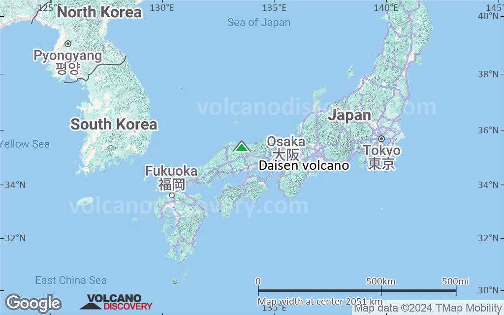 Daisen Volcano (Honshu, Japan) Facts & Information | VolcanoDiscovery