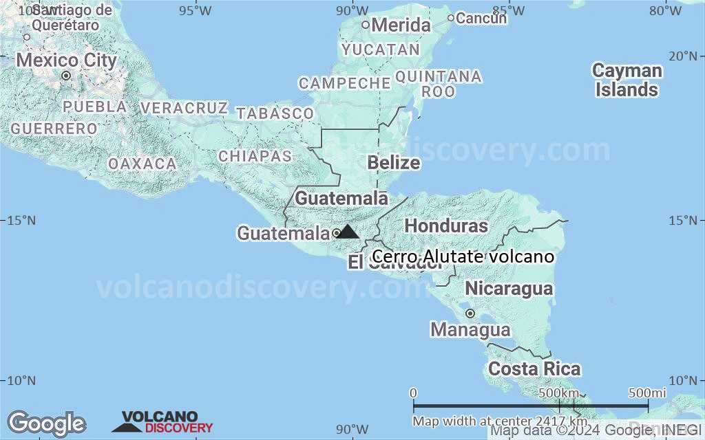 Cerro Alutate volcano (Guatemala) facts & information | VolcanoAdventures